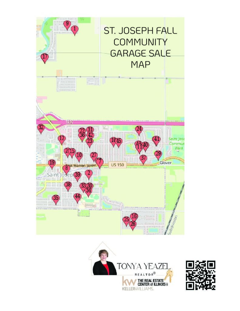 St. Joseph Fall 2023 Garage Sale Lists - Saint Joseph Record